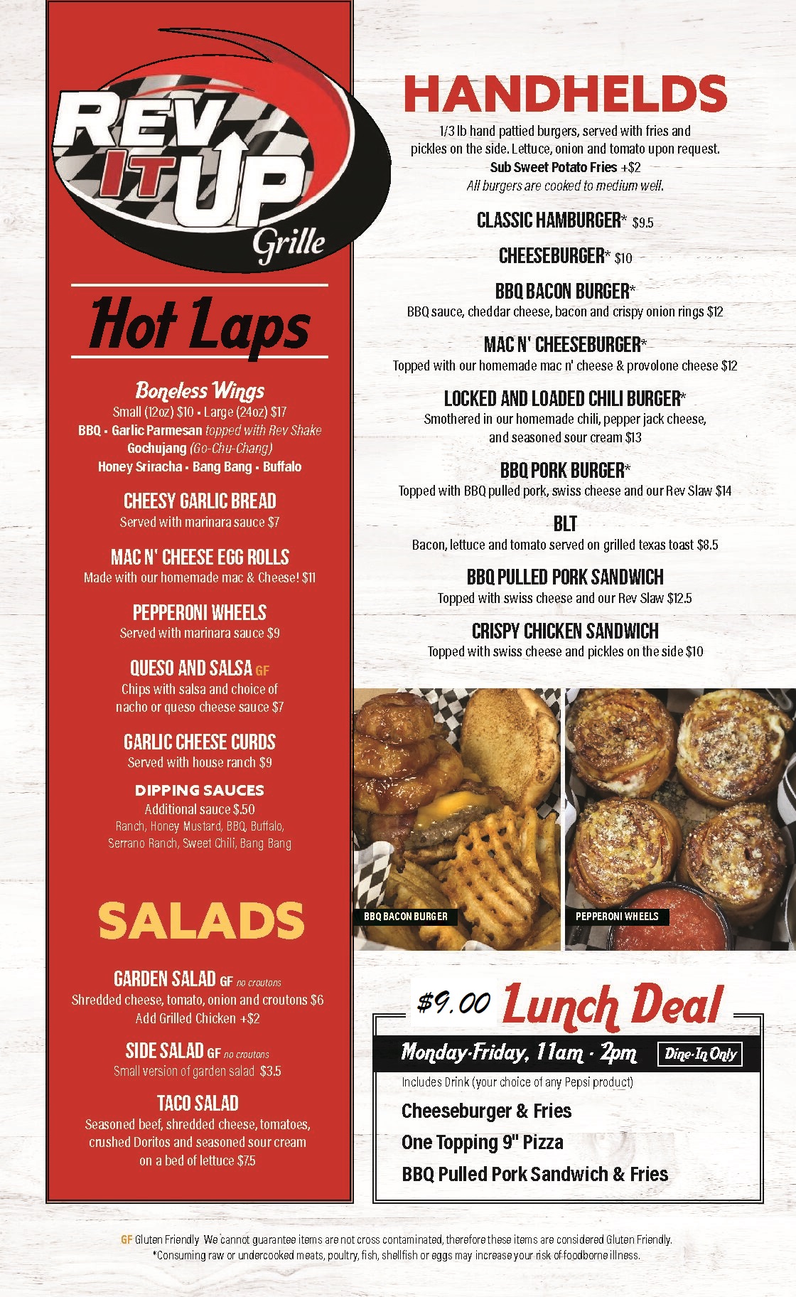 Rev It Up Grille | Thunder Road Entertainment Sioux Falls
